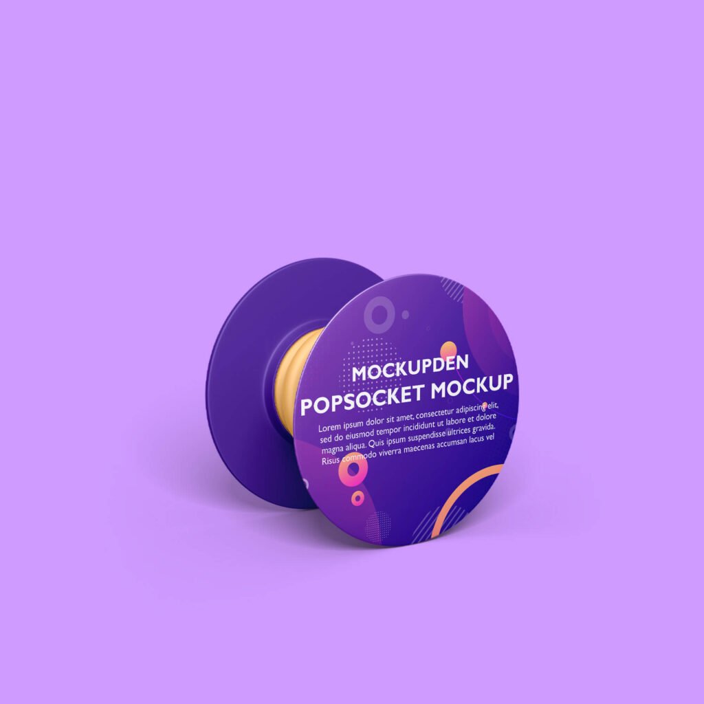 Free Pop Socket Mockup PSD