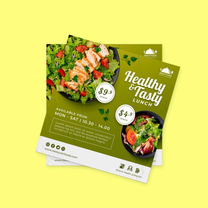 Free Square Paper Mockup PSD Template - Mockup Den