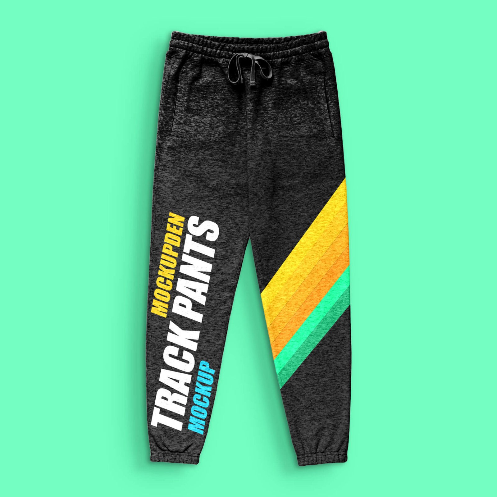 Free Track Pants Mockup PSD Template - M