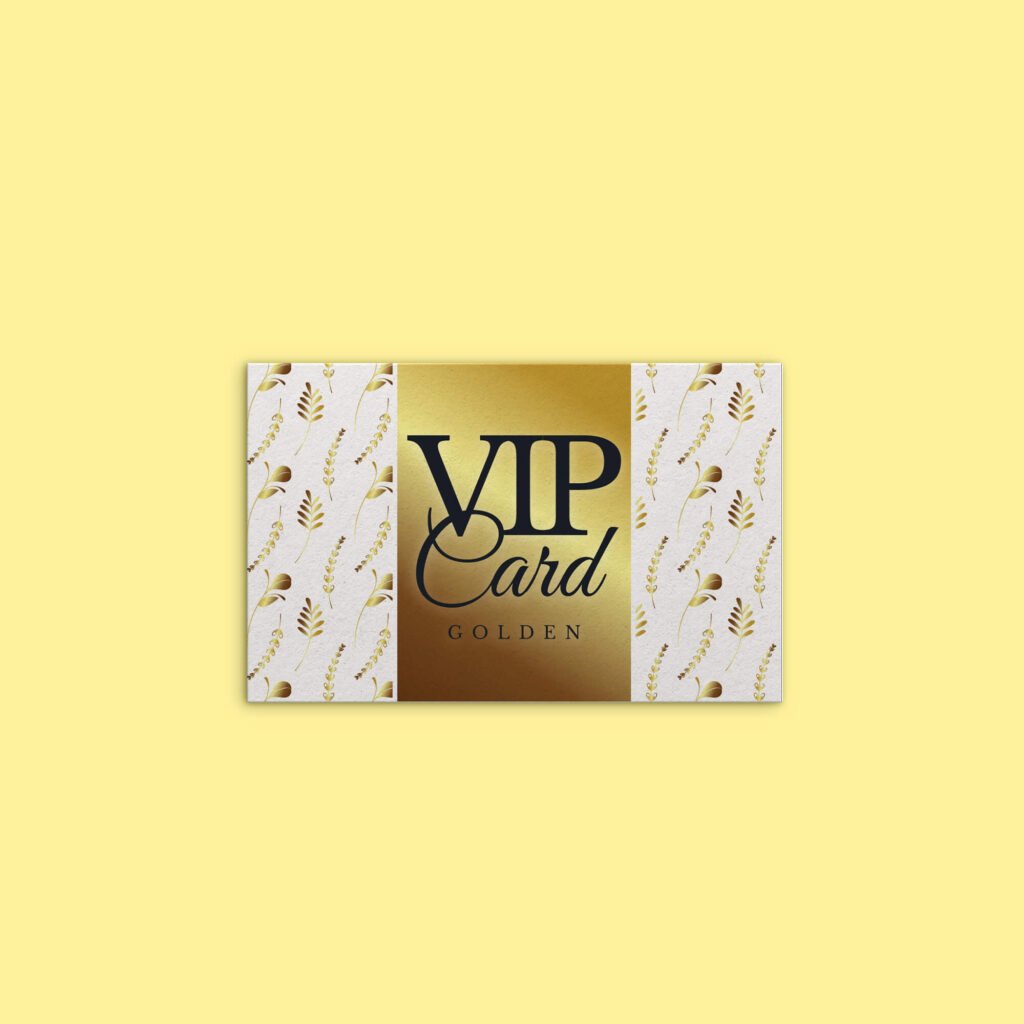 Free VIP Card Mockup PSD Template...