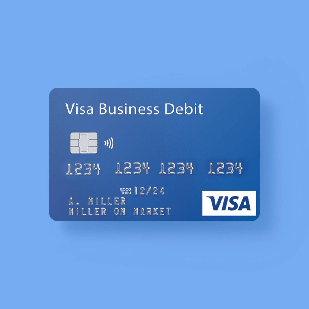 Free Visa Card Mockup PSD