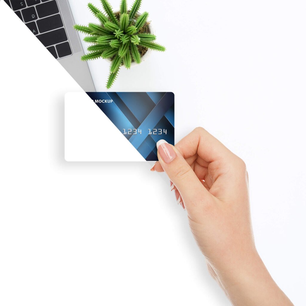 Free Atm Card Mockup PSD Template - Mockup Den