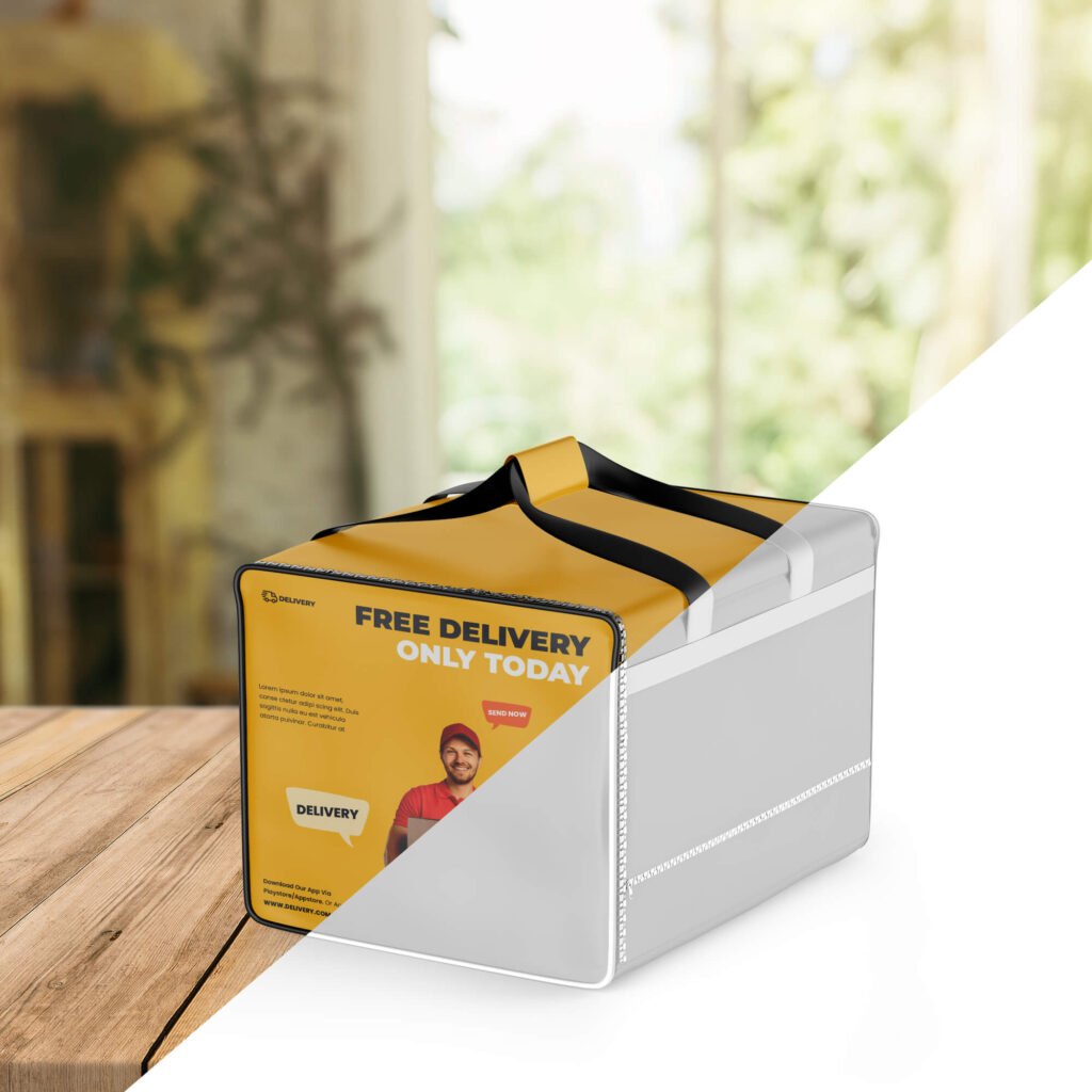 Free Food Delivery Bag Mockup PSD Template - Mockup Den