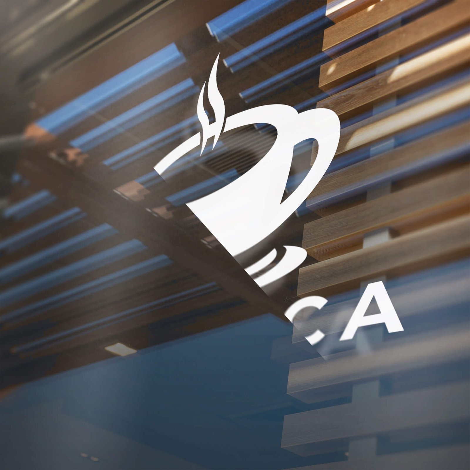 Free Shop Window Mockup PSD