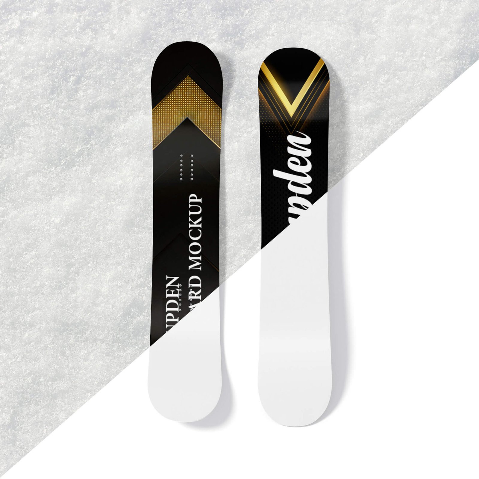 Free Snowboard Mockup PSD