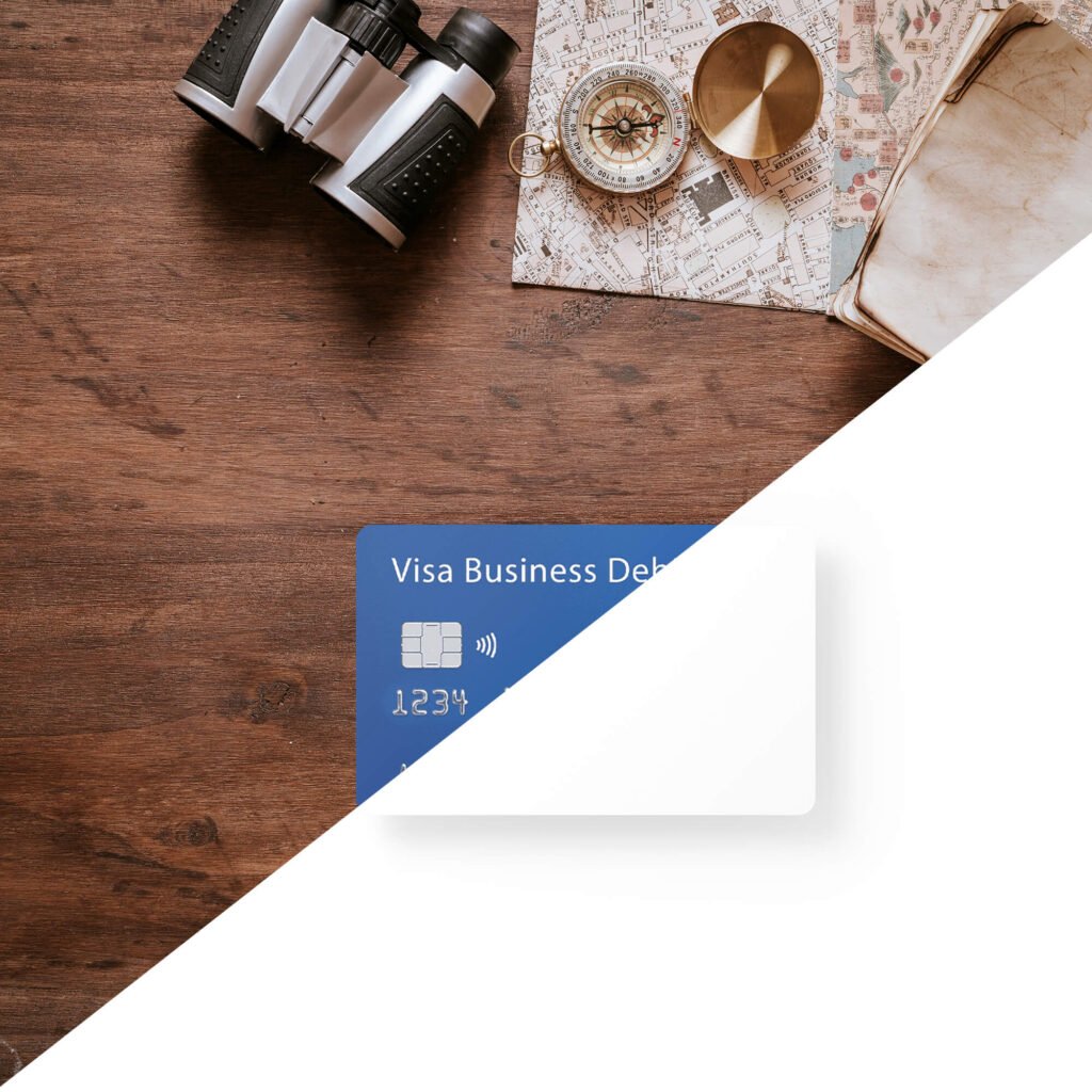 Free Visa Card Mockup PSD