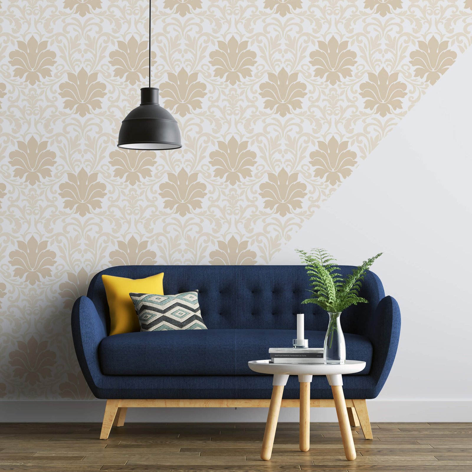 Free Wallpaper Mockup PSD Template - Mockup Den