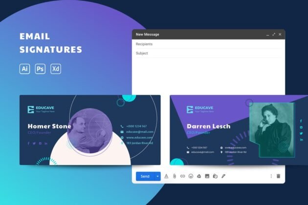 23+ Best Email Template Mockup PSD Templates for Marketing
