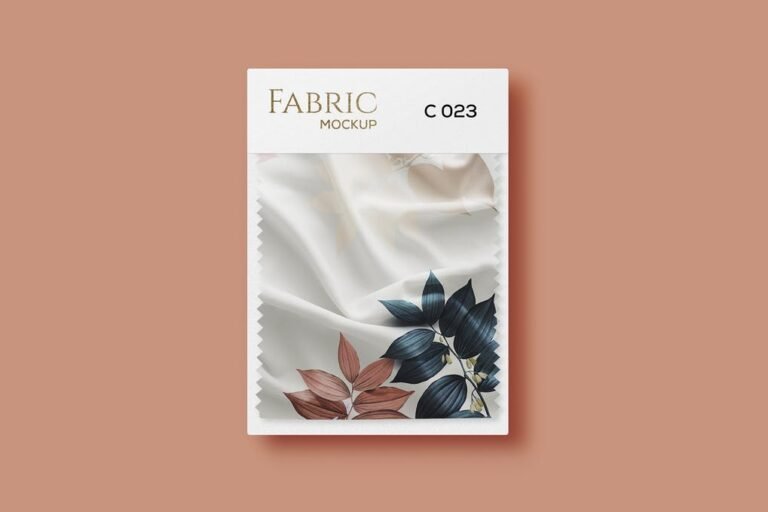 27+ Fantastic Fabric Swatch Mockup PSD Templates