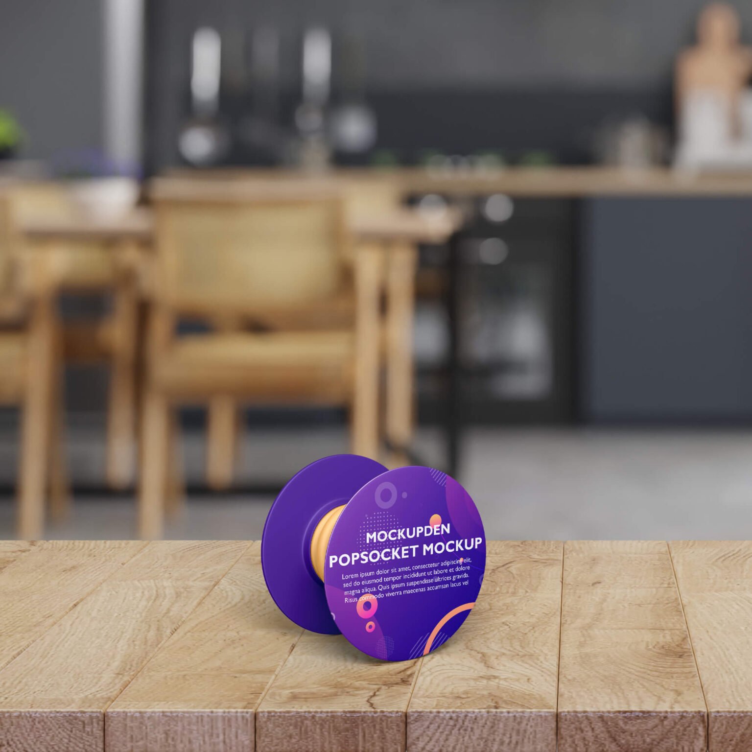 Free Pop Socket Mockup PSD