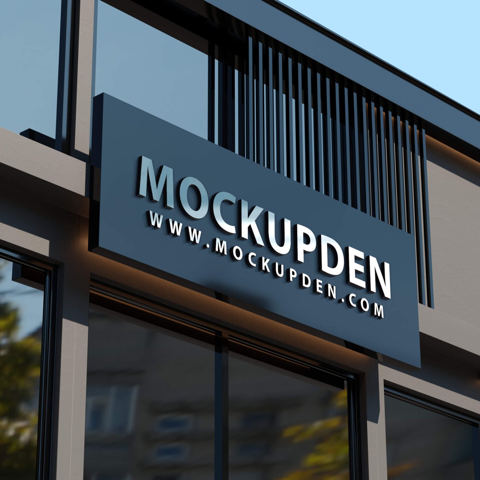 Free Shop Front Mockup PSD Template - Mockup Den
