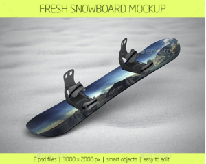 18+ Best Snowboard Mockup PSD Templates - Mockup Den