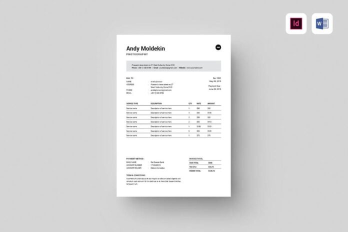 37+ Useful Bill Mockup PSD Templates - Mockup Den