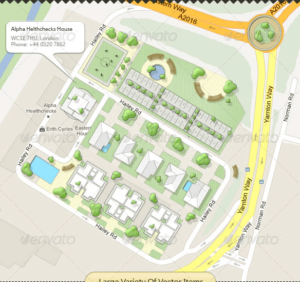 20+ Beautiful Map Mockup PSD Templates - Mockup Den