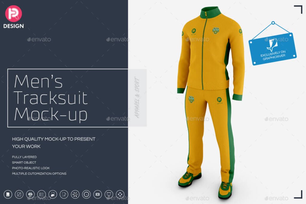22+ Best Tracksuit Mockup PSD Templates