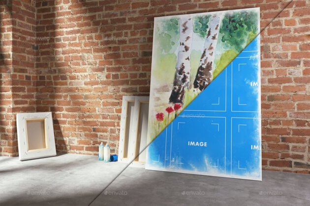 27+ Beautiful Painting Mockup PSD Templates