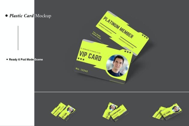15+ Best Member Card Mockup PSD Templates - Mockup Den