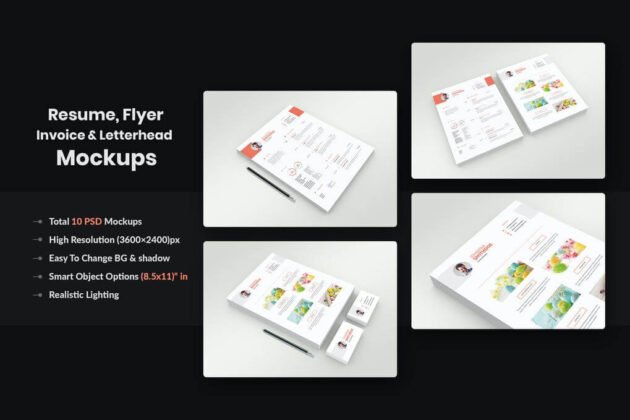 37+ Useful Bill Mockup PSD Templates - Mockup Den