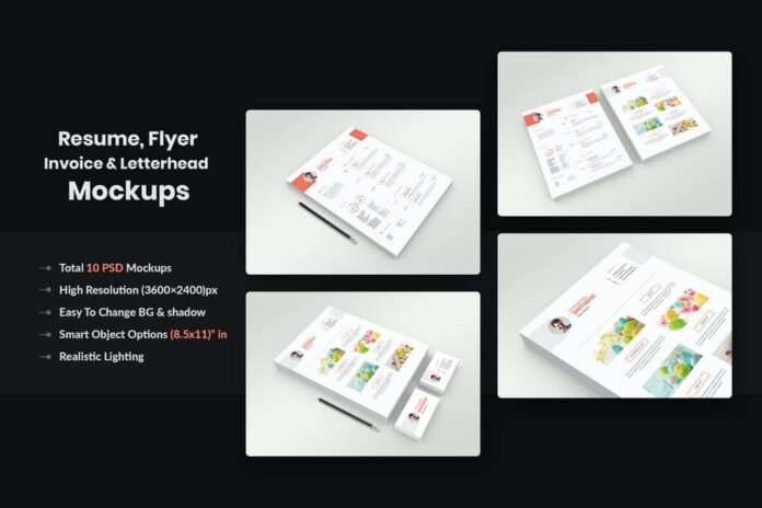 37+ Useful Bill Mockup PSD Templates - Mockup Den