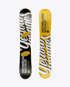 18+ Best Snowboard Mockup PSD Templates - Mockup Den