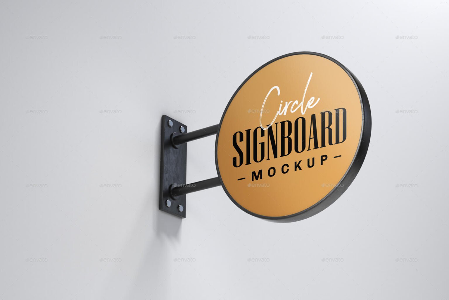 18+ Best Entrance Sign Mockup Templates For Building Facede