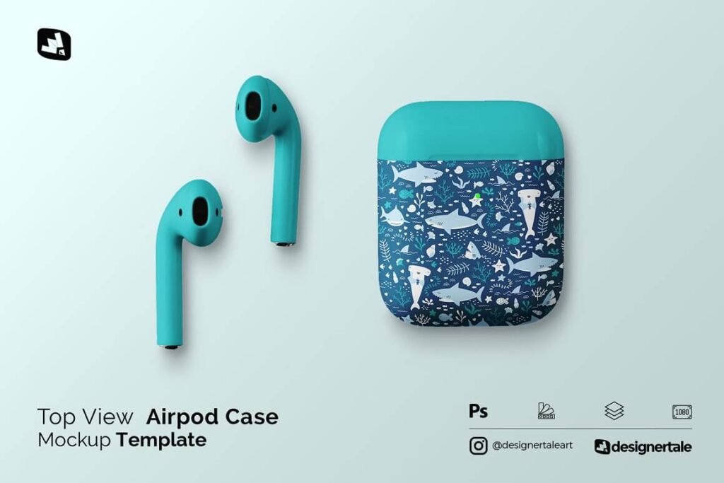 21+ Best FREE Airpods Case Mockup PSD Templates - Mockupden
