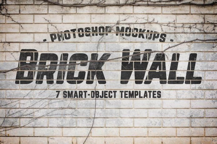 21+ Best Brick Wall Mockup PSD Templates - Mockup Den