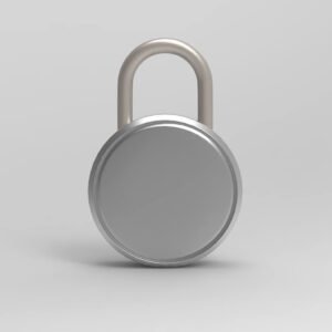 Free Padlock Mockup PSD Template