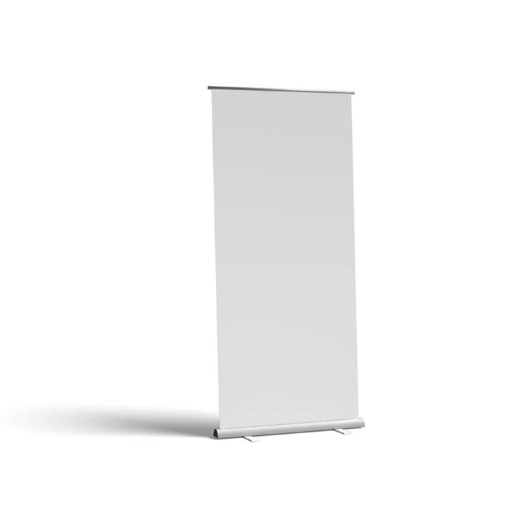 Free Roller Banner Mockup PSD