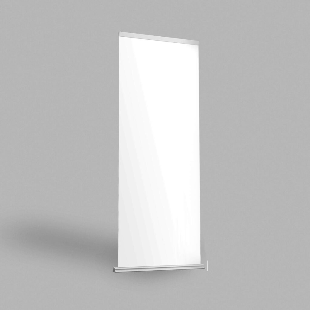 Free Stand Banner Mockup PSD...