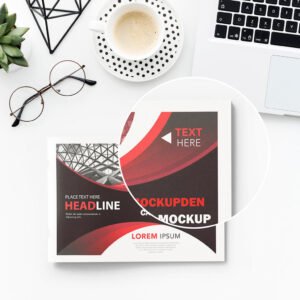 Free Catalog Mockup PSD Template
