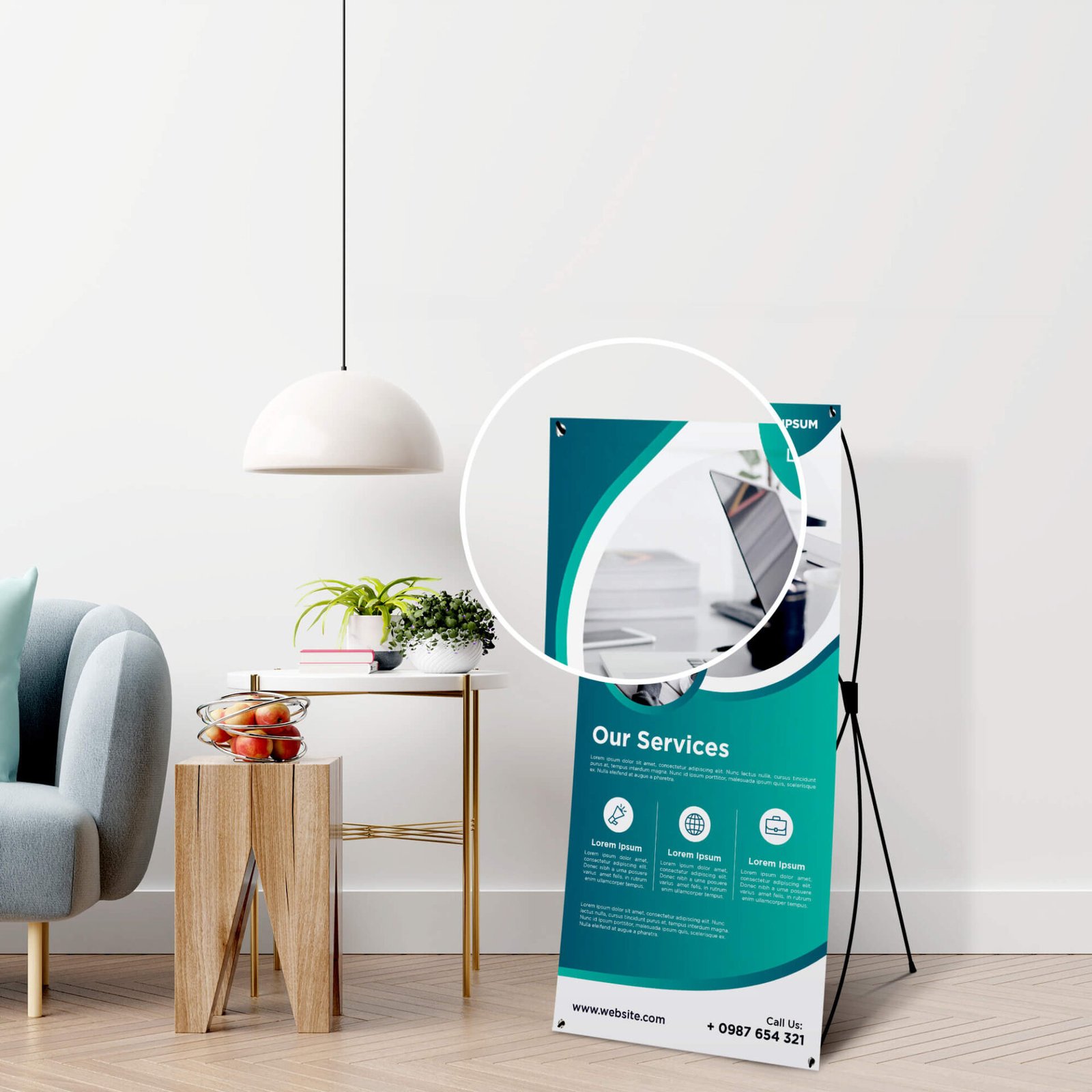 Free X Banner Mockup PSD Template...