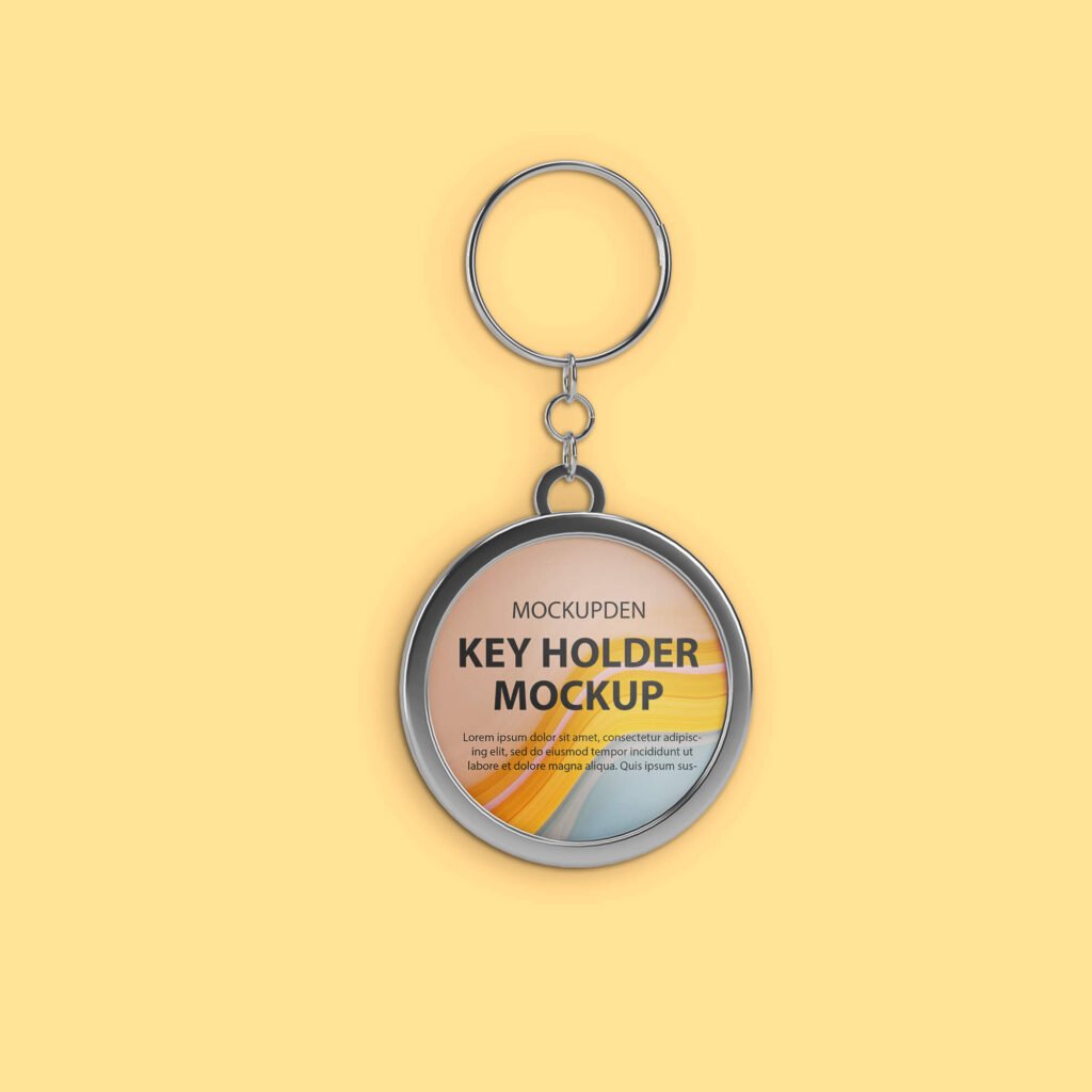 Free Key Holder Mockup PSD...