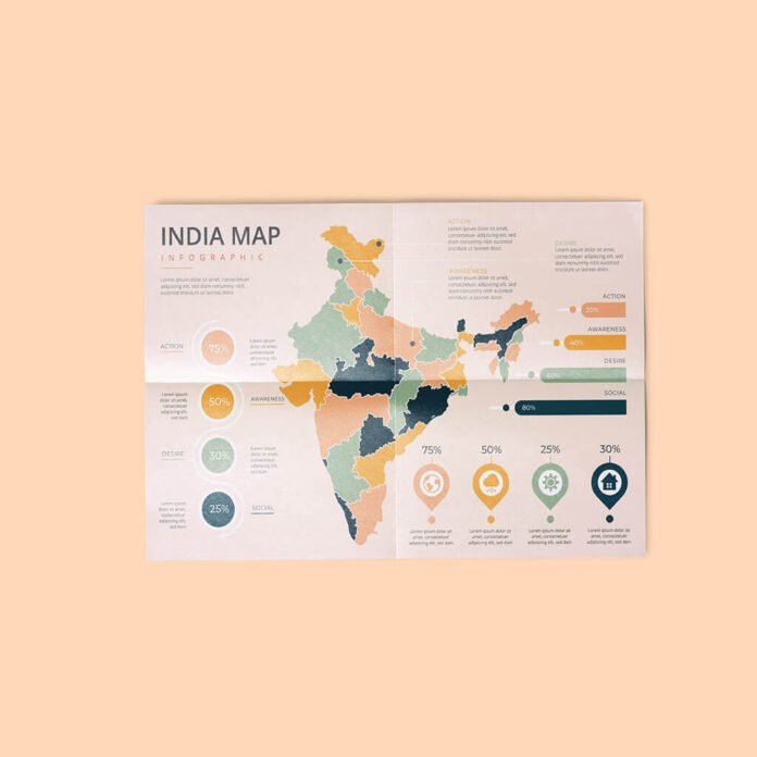 Free Map Mockup PSD Template