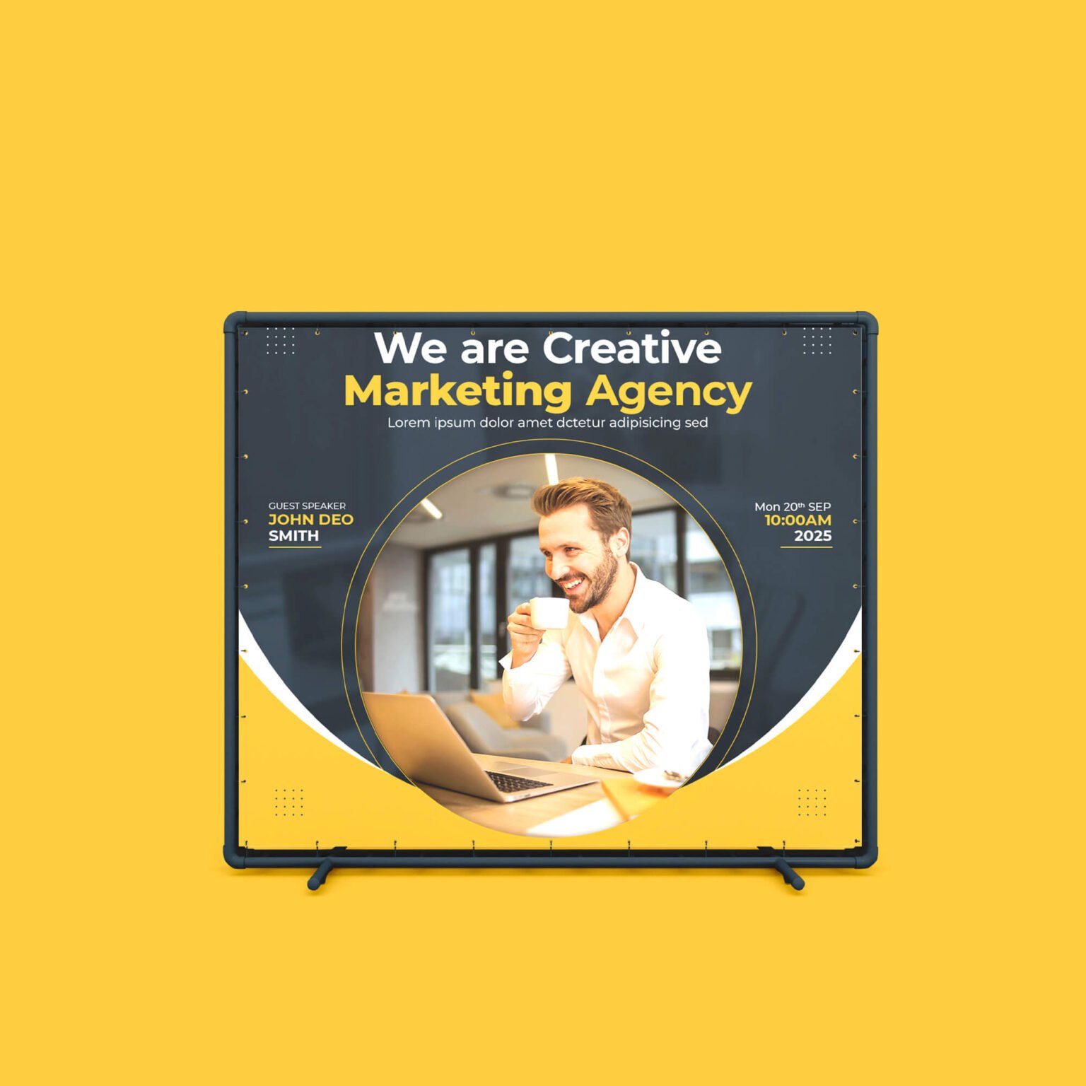 Free Pvc Banner Mockup PSD