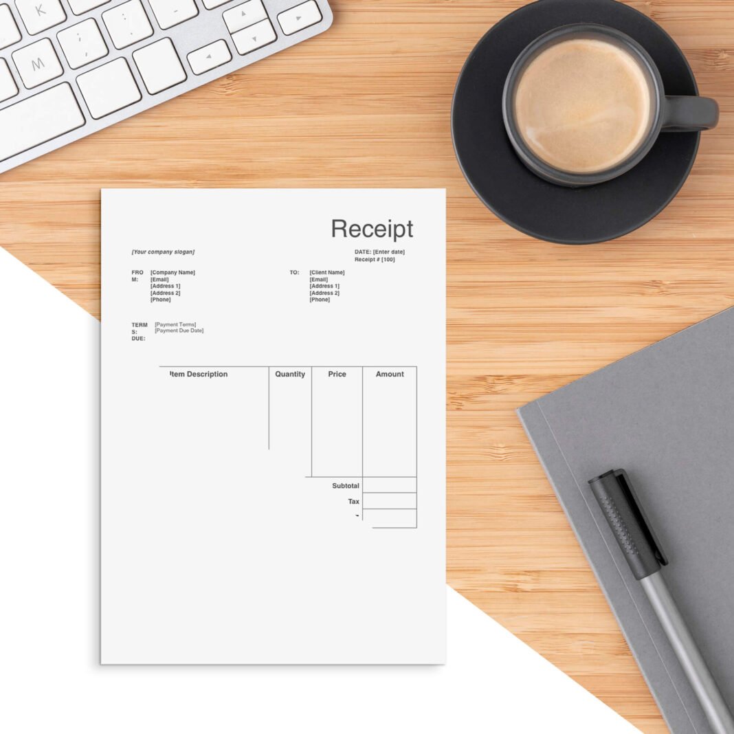 19+ Best Editable Receipt Mockup PSD Templates - Mockup Den