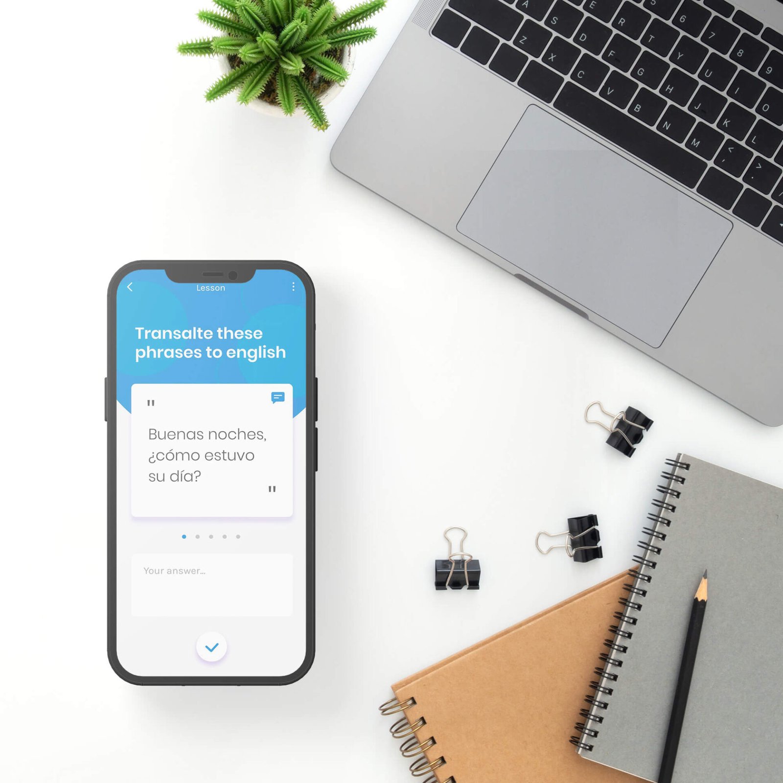 Free iPhone App Presentation Mockup PSD Template