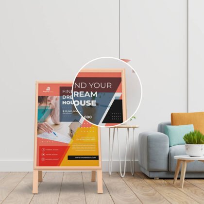 Free Board Mockup PSD Template - Mockup