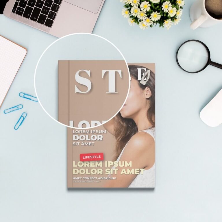 Free Magazine Ad Mockup PSD