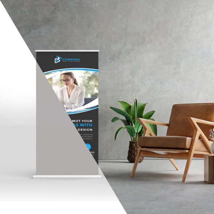 Free X Banner Mockup PSD