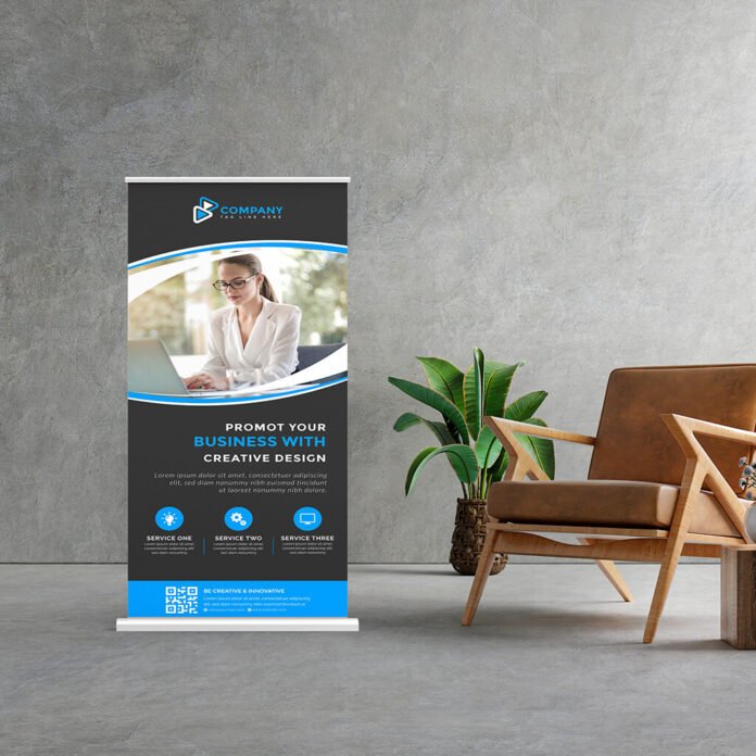 Free X Banner Mockup PSD