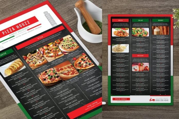 41+ Fantastic Pizza Menu Template PSD Mockup