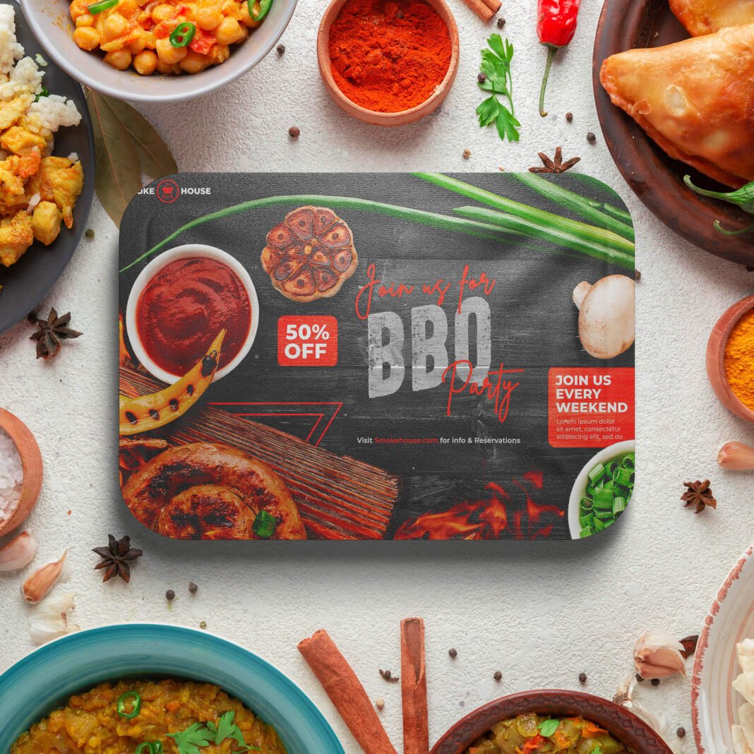 Free Food Box Mockup PSD Template