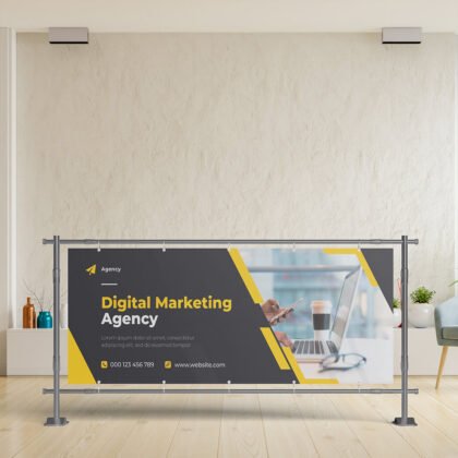 Free PVC Banner Mockup PSD..