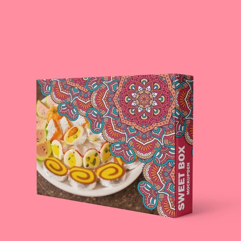 Free Sweet Box Mockup PSD