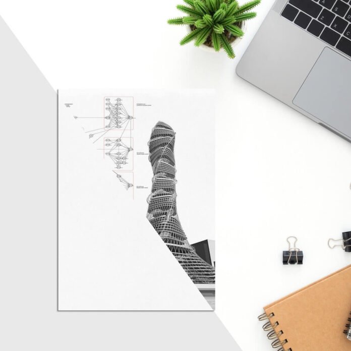 Free Architecture Presentation Mockup PSD