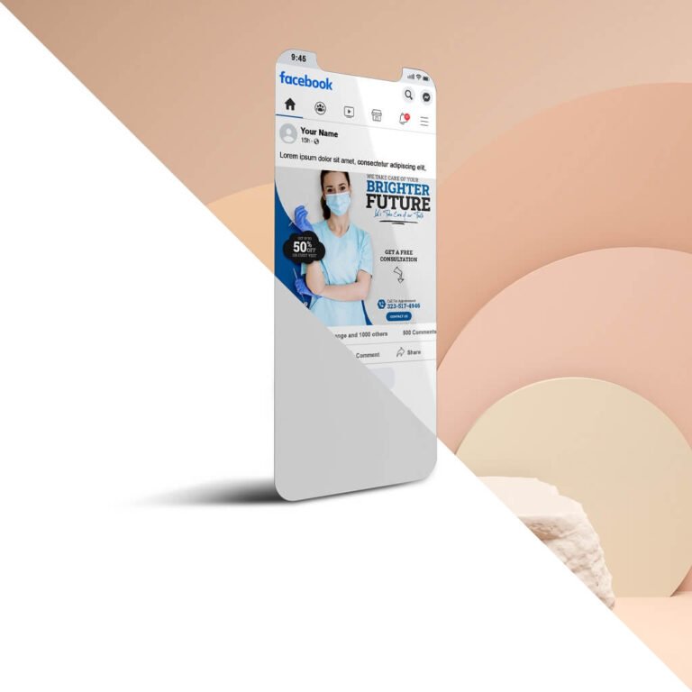 Free Facebook Carousel Mockup PSD