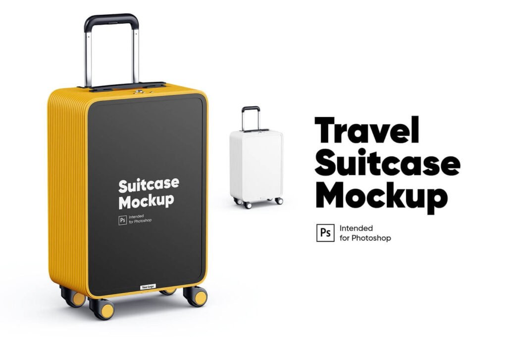 Done/Why only 9 template Arpita?Mou travel bag mockup - Mockup Den