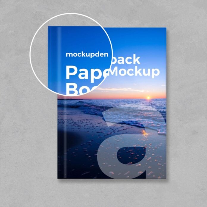 Free Paperback Book Mockup