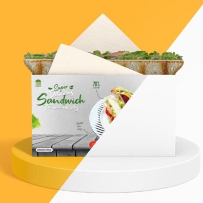 Free Sandwich Box Mockup PSD